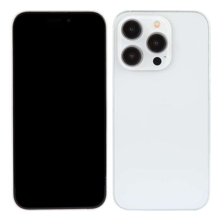 iPhone 15 Pro Max Black Screen Dummy Display Model (White) | Bigupgadgets