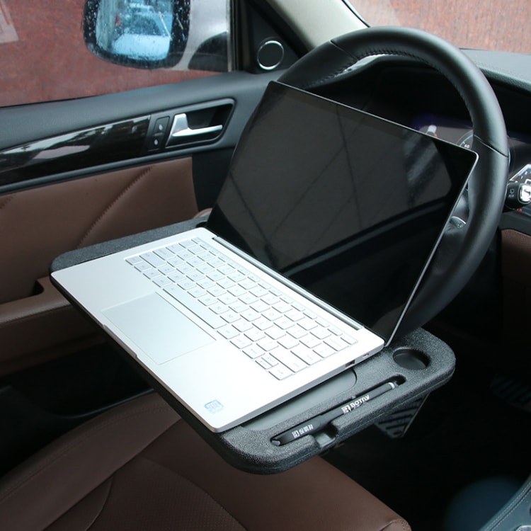 Car Steering Wheel Computer Card Table Box Car Tray Desktop Computer ...