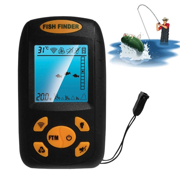 Portable Ultrasonic Fish Finder with Sonar Sensor Transducer | Bigupgadgets