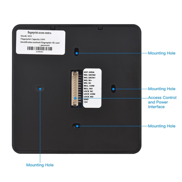 M10 Smart ID Card Recognition Fingerprint Access Control | Bigupgadgets