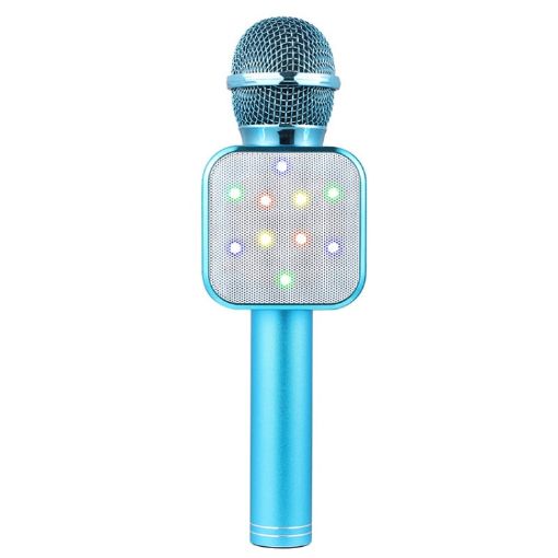 WS-1818 LED Light Flashing Microphone Bluetooth Wireless (Blue ...
