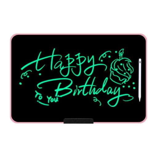 21" Rechargeable LCD Drawing Board for Kids - Pink/Green Writing ...