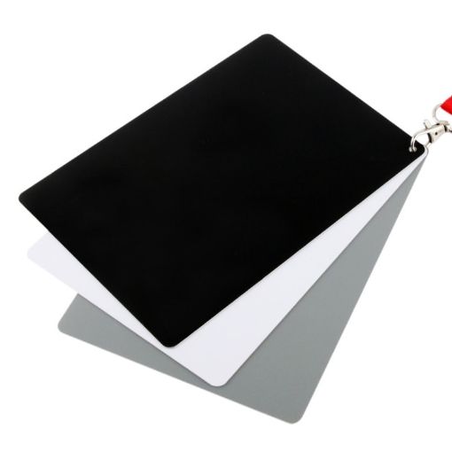 3 in 1 Black White Gray Balance Card with Strap, 17.5cm x 12cm ...